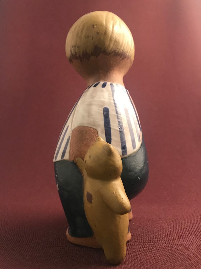 Gustavsberg - Larsons ungar - Figurin Malin design Lisa Larson - Glasprinsen