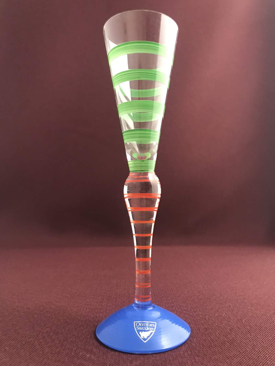 Orrefors - Clown - Snapsglas Design Anne Nilsson - Glasprinsen