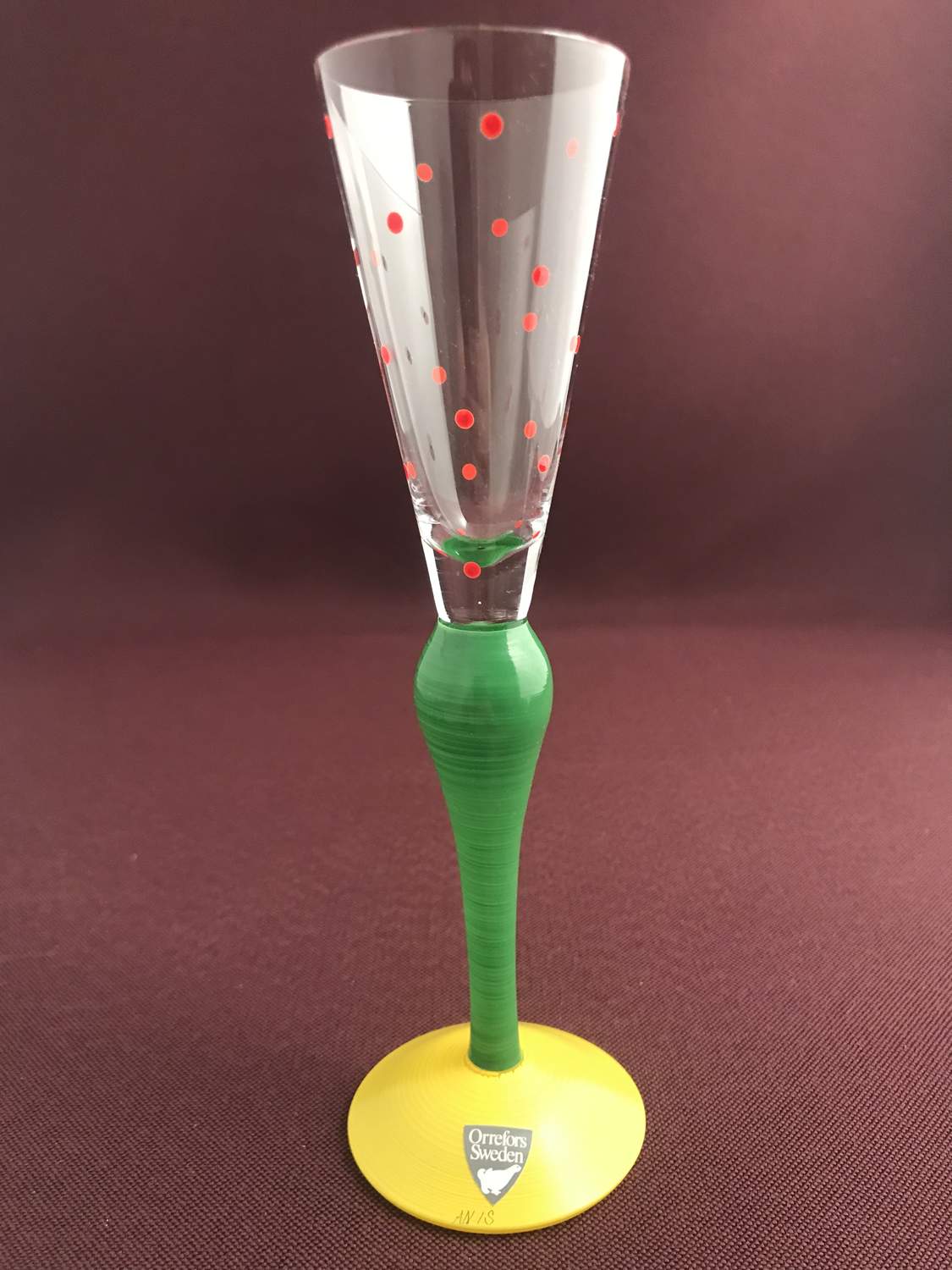 Orrefors - Clown - Snapsglas Design Anne Nilsson — Glasprinsen