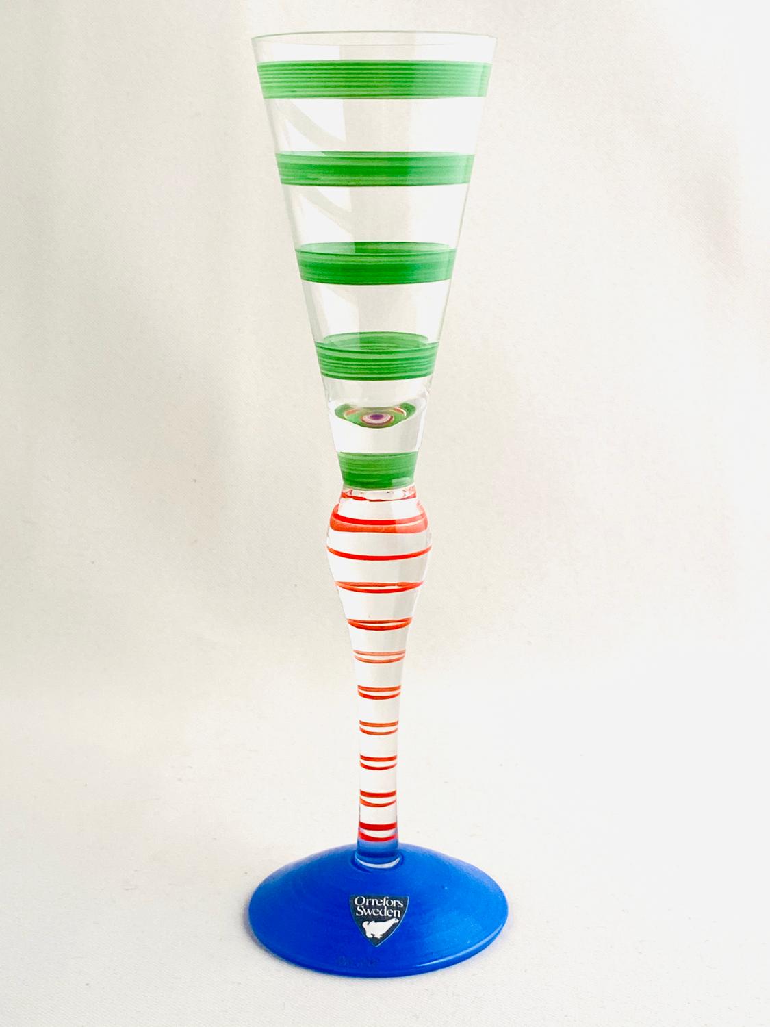 Orrefors - Clown - Snapsglas Design Anne Nilsson — Glasprinsen