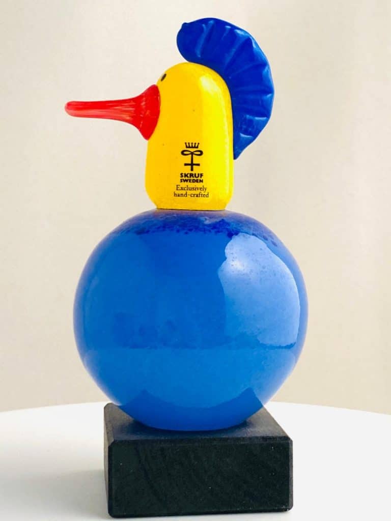 Skruf - Noah's Ark - Swebird / The bird blue Signed design Eva-Lena ...