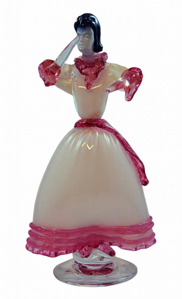 Gränna Glasbruk - Figurin - Dansande kvinna design Germano Padoan ...