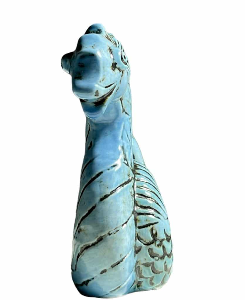 Gustavsberg - Drake // Sjöodjur - blå design Lisa Larson - Glasprinsen