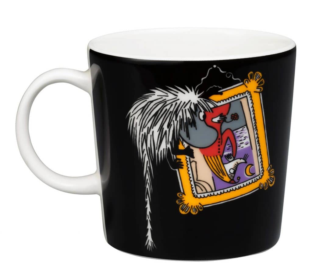 Arabia - Mumin / Moomin mugg - Förfadern svart Design Tove Jansson ...