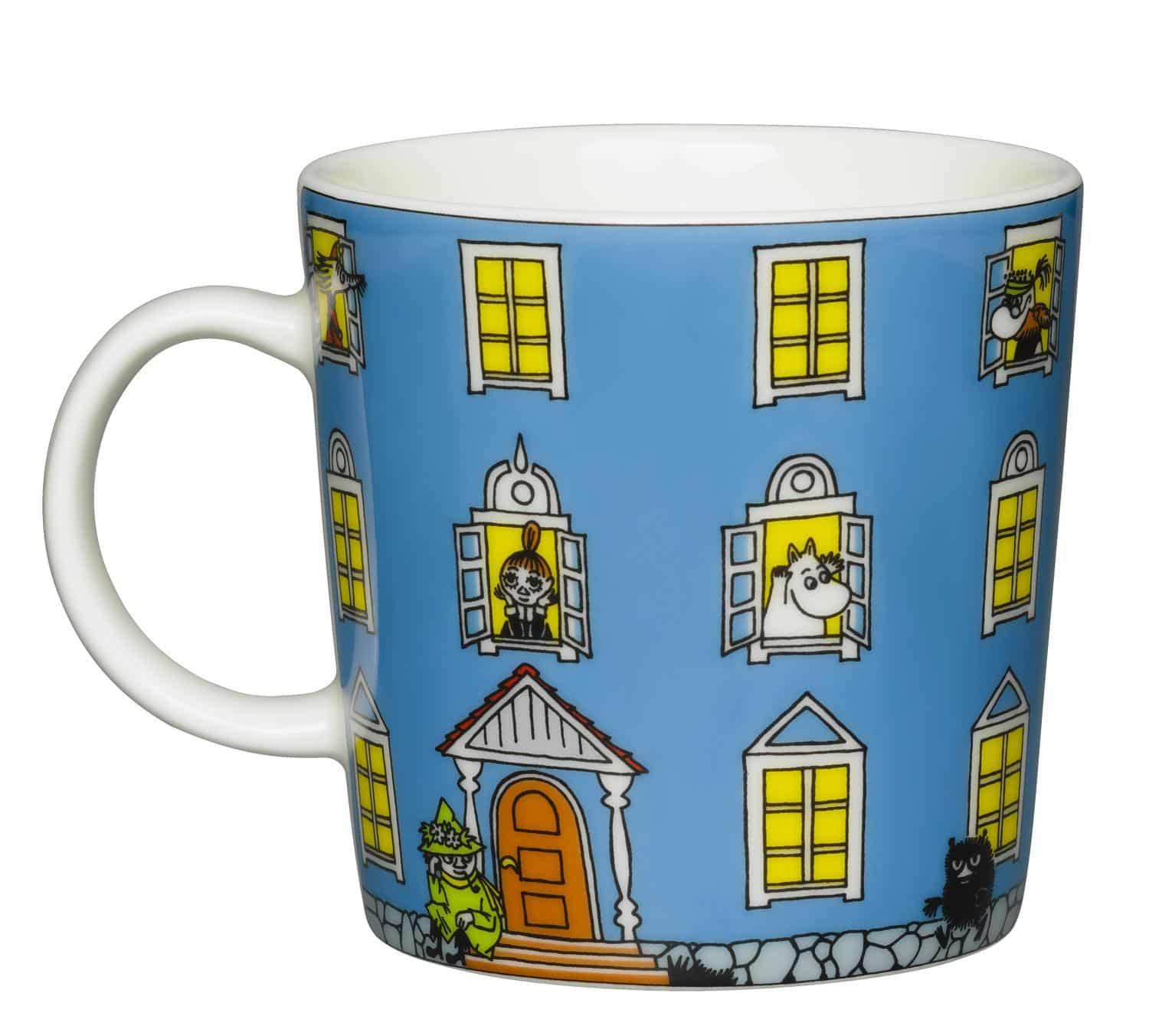 Arabia - Mumin / Moomin mugg - Muminhus blå Design Tove Jansson ...