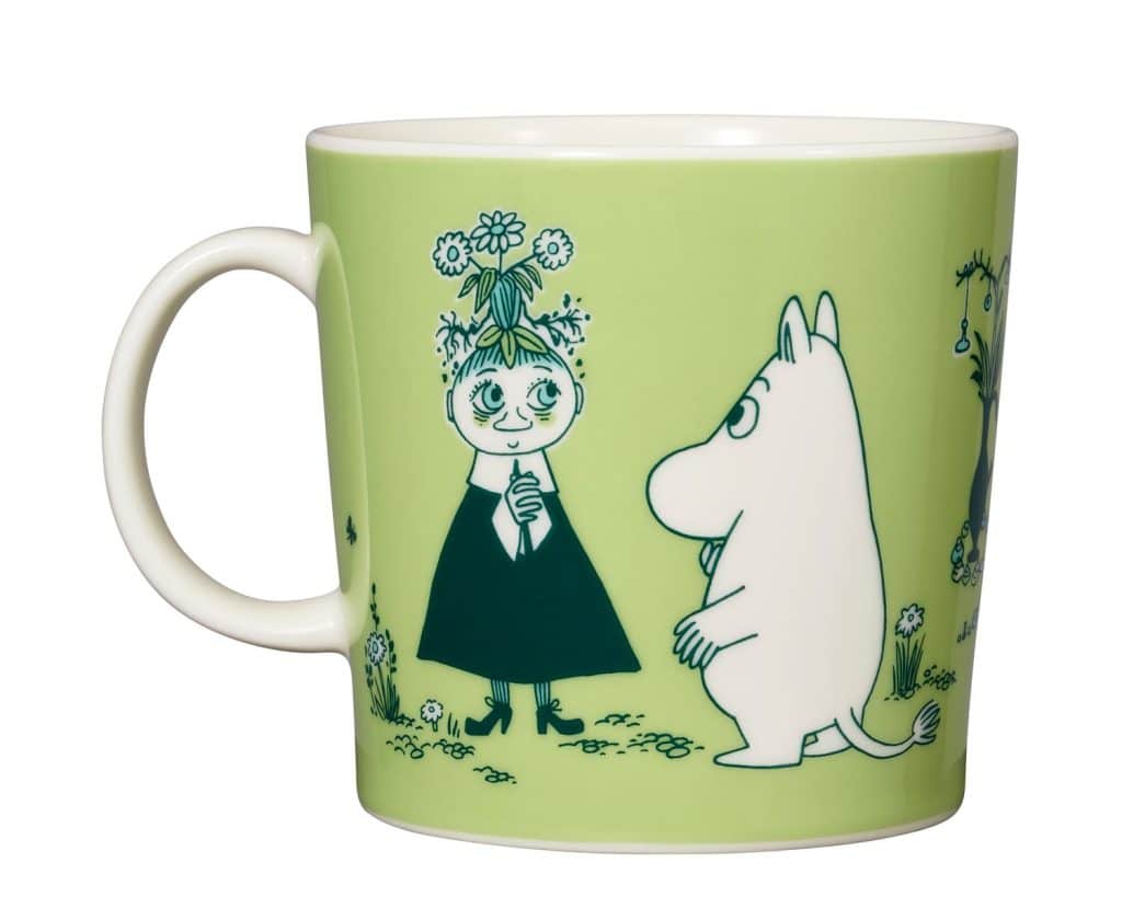 Arabia - Mumin / Moomin - ABC - V - Stor Mugg 40 CL - Grön Design Tove ...
