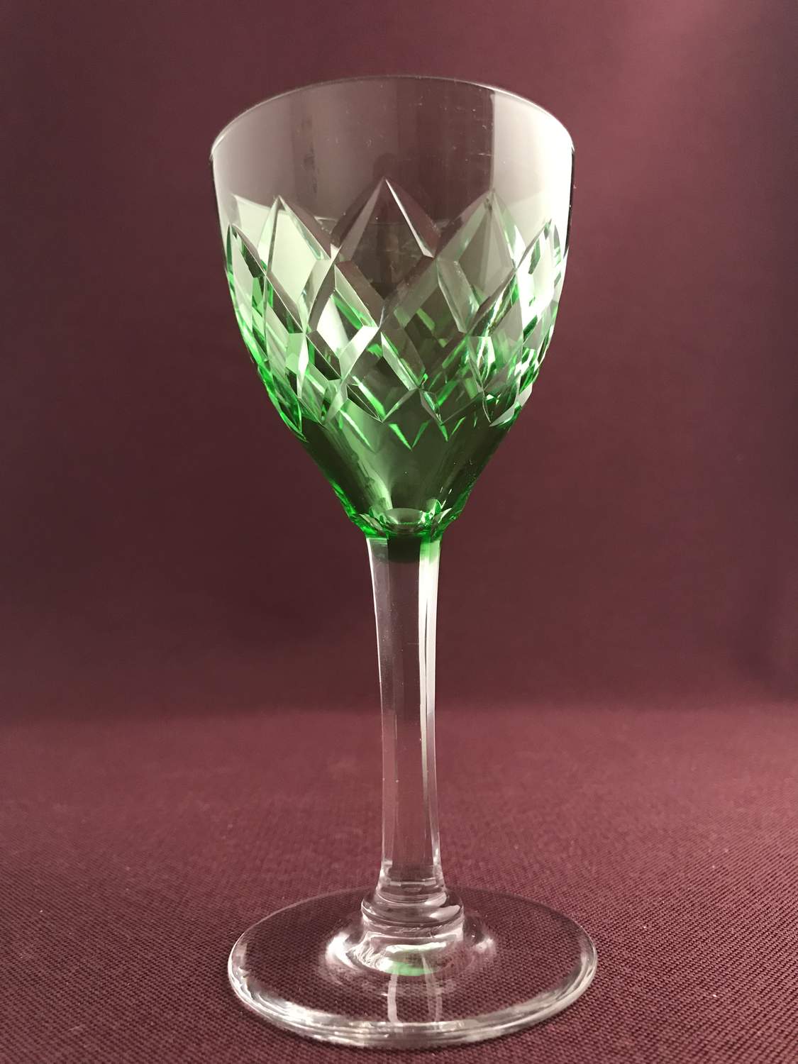 Kosta Boda - Bror - 6 st Vin smaragd gröna glas design Fritz Kallenberg ...