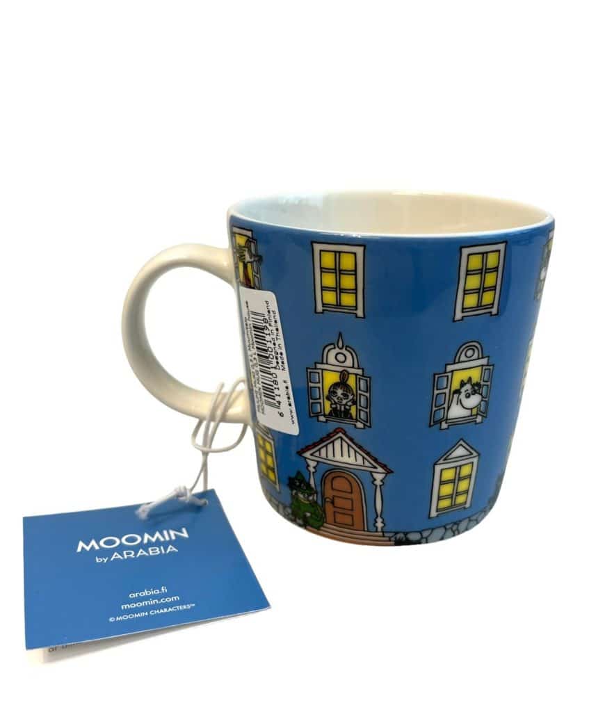 Arabia - Mumin / Moomin mugg - Muminhus blå Design Tove Jansson ...
