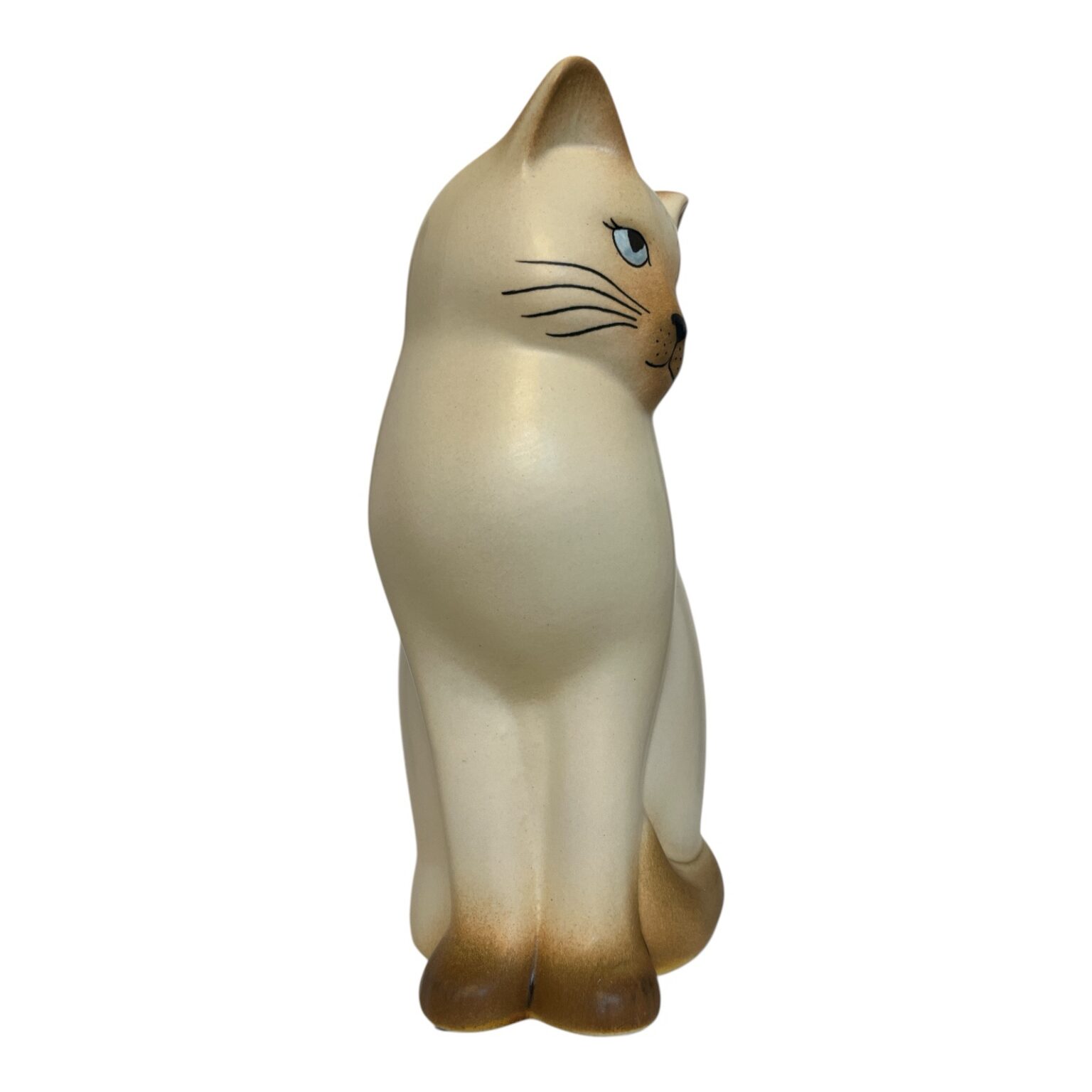 Gustavsberg - Chat - Måns le Chat Blanc marron Maxi 29 cm de haut ...