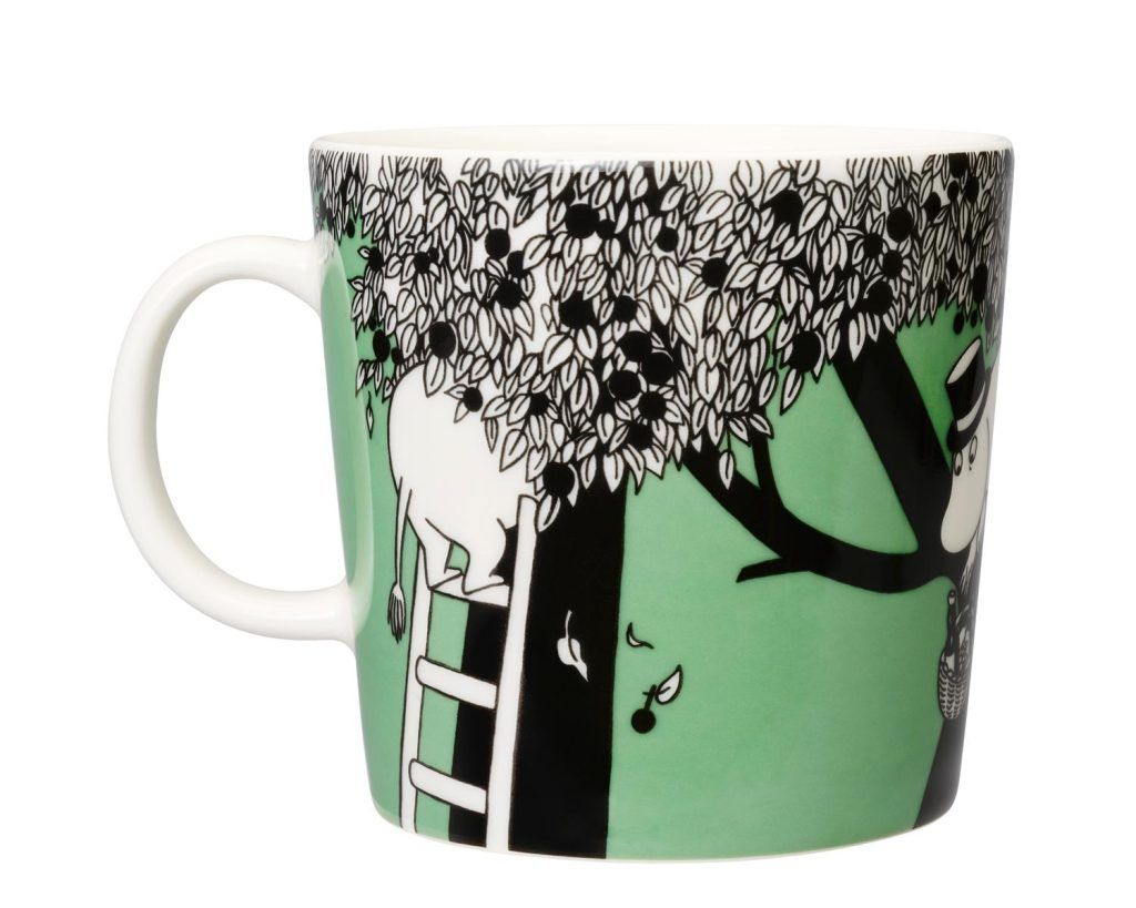 Arabia - Mumin / Moomin Mugg Stor - Grön 40 cl Design Tove Jansson ...