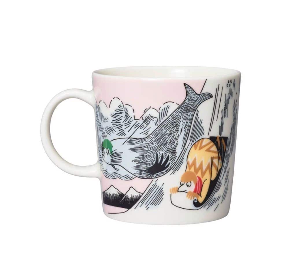 Arabia - Mumin / Moomin mugg - Åka kana / Sliding 2023 Design Tove ...