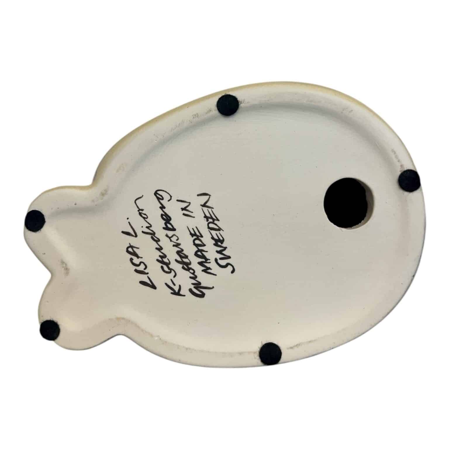 Gustavsberg - Katt - Katten Måns Grå Vit Maxi 29 cm hög design Lisa ...