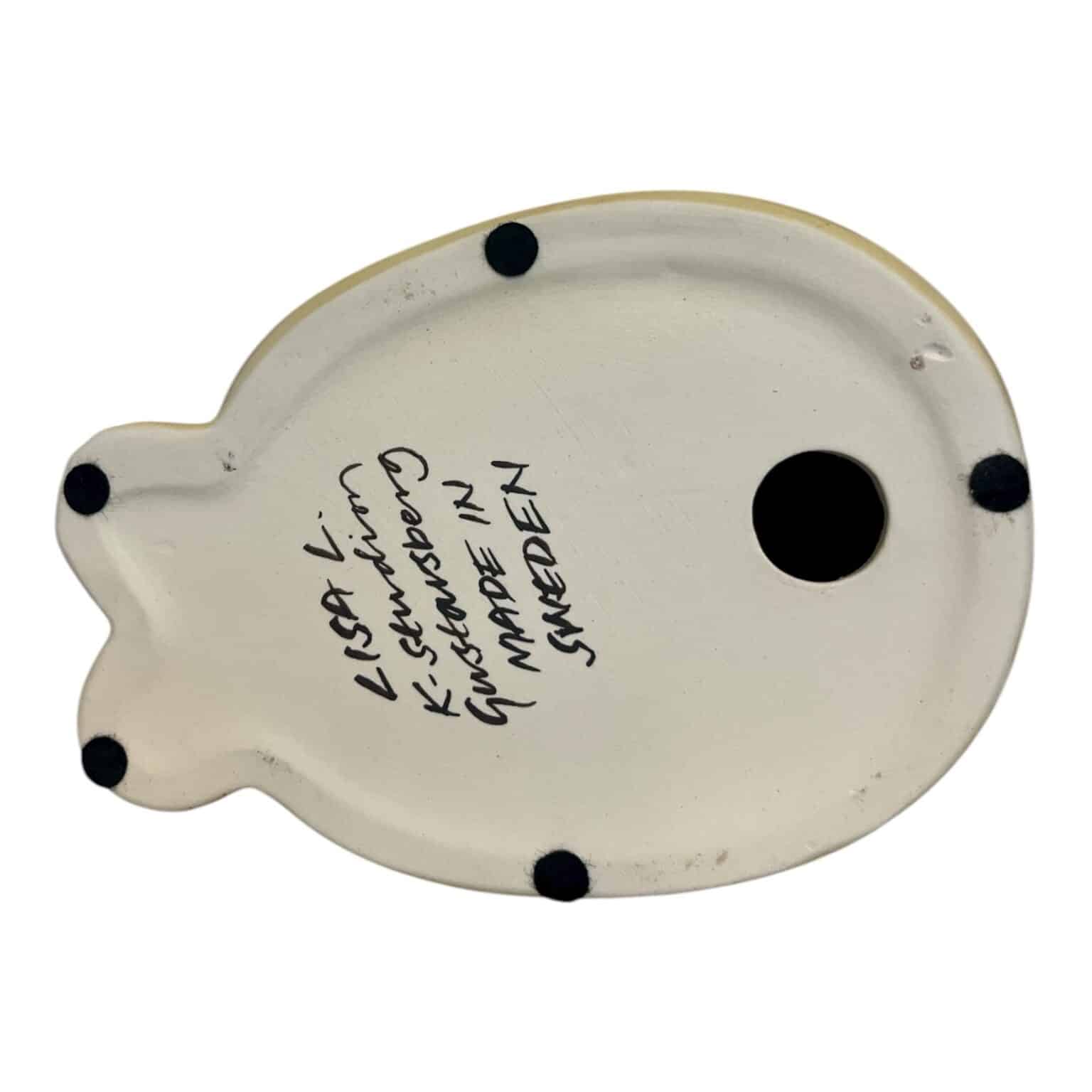 Kopia av Gustavsberg - Katt - Katten Måns brun vit Maxi 29 cm hög ...